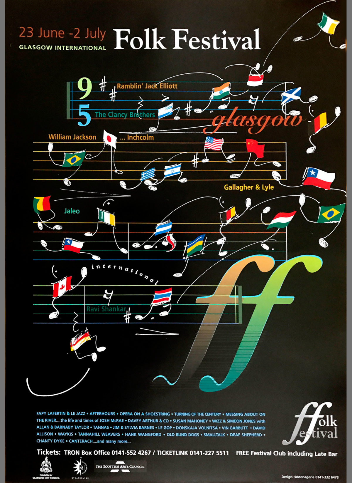 Folk Festival Poster Design - Maas Creative Services