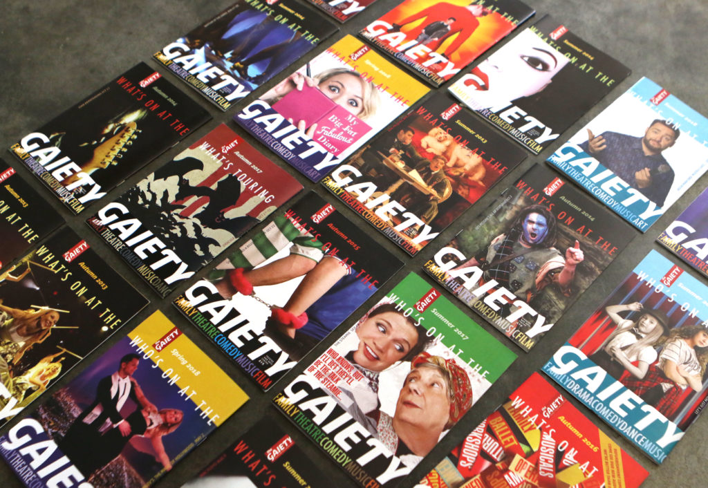 The Gaiety Theatre - cover design | Maas Creatives