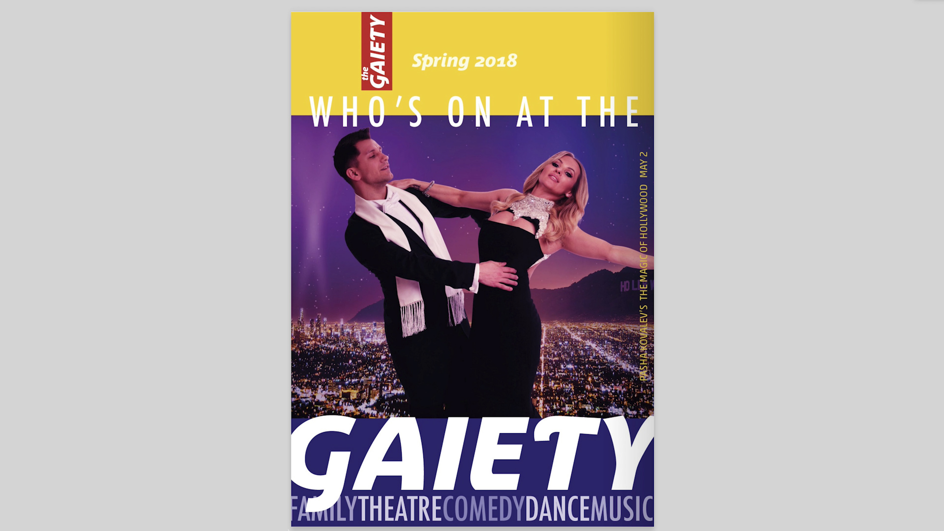 The Gaiety Theatre Logo | Maas Creatives