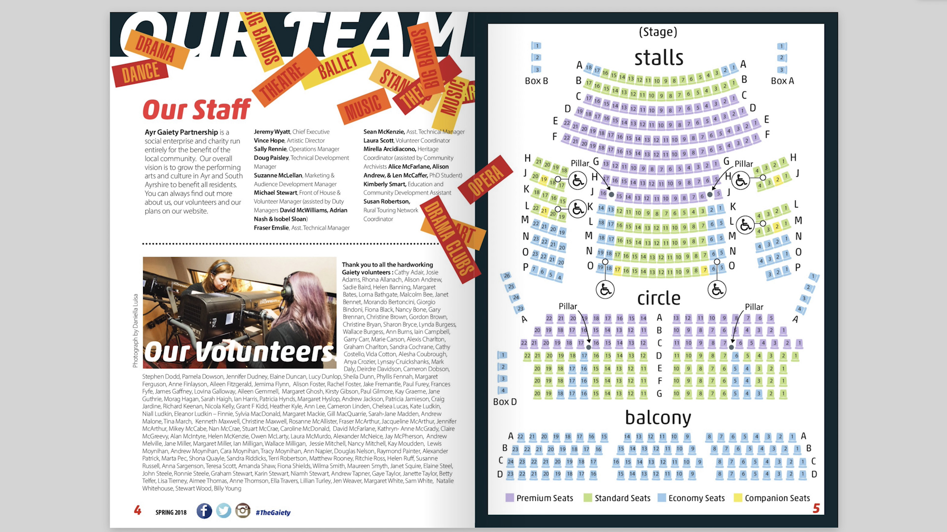 The Gaiety Theatre Logo | Maas Creatives