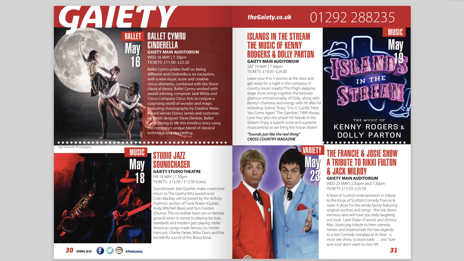 The Gaiety Theatre Logo | Maas Creatives